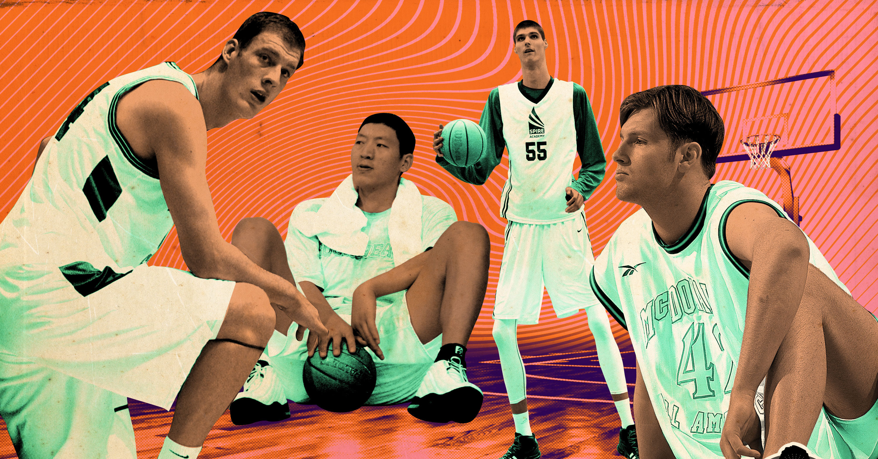 The Tall Tales of Six Men Too Big for Basketball - The Ringer