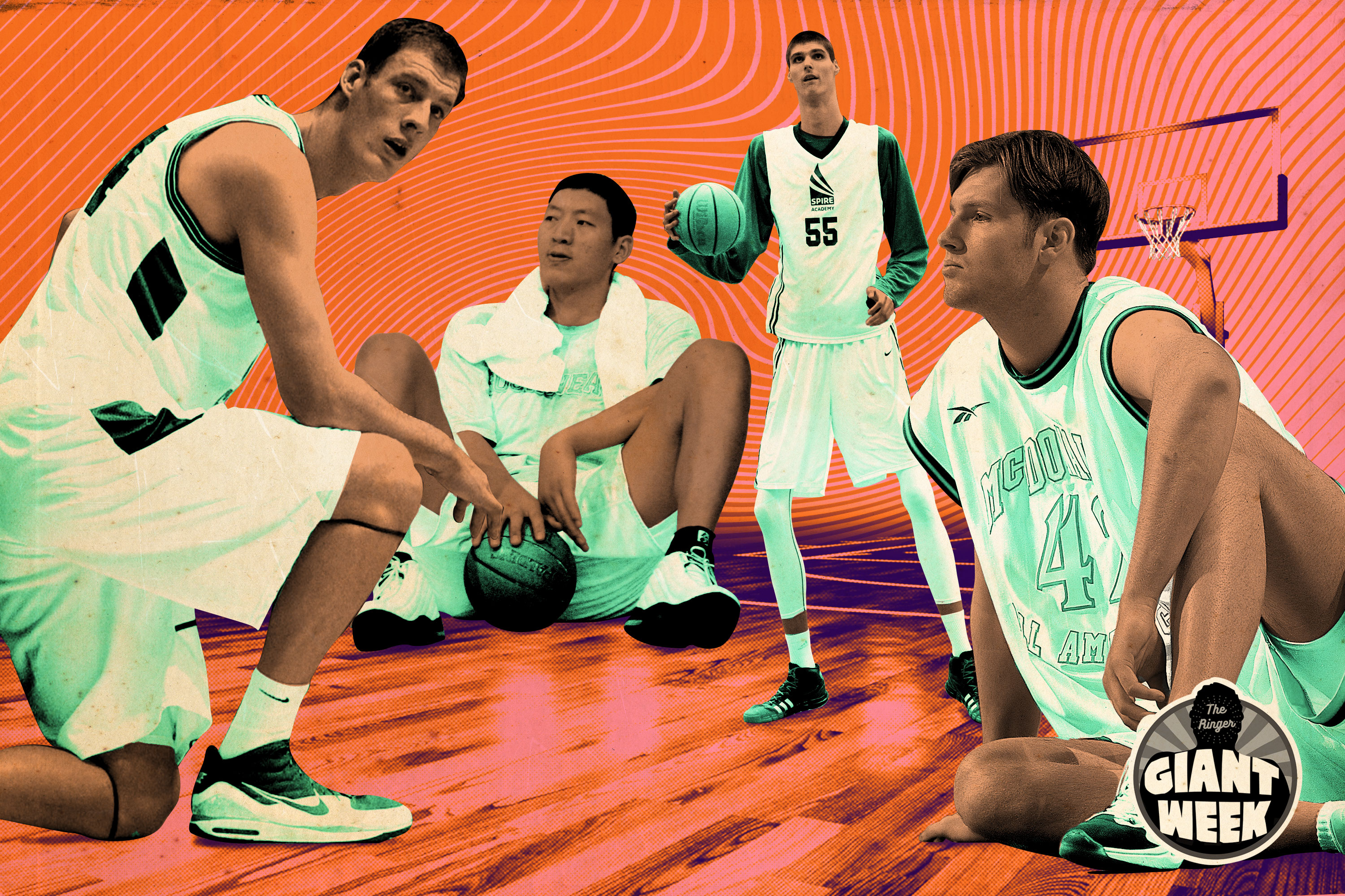 The Tall Tales of Six Men Too Big for Basketball - The Ringer