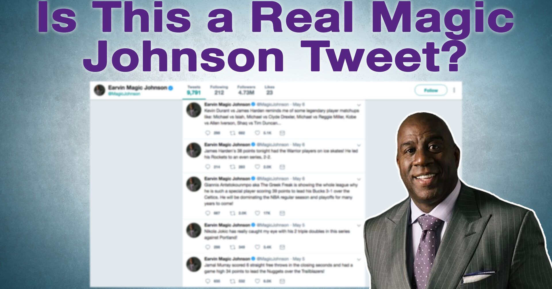 Is This a Real Magic Johnson Tweet? - The Ringer
