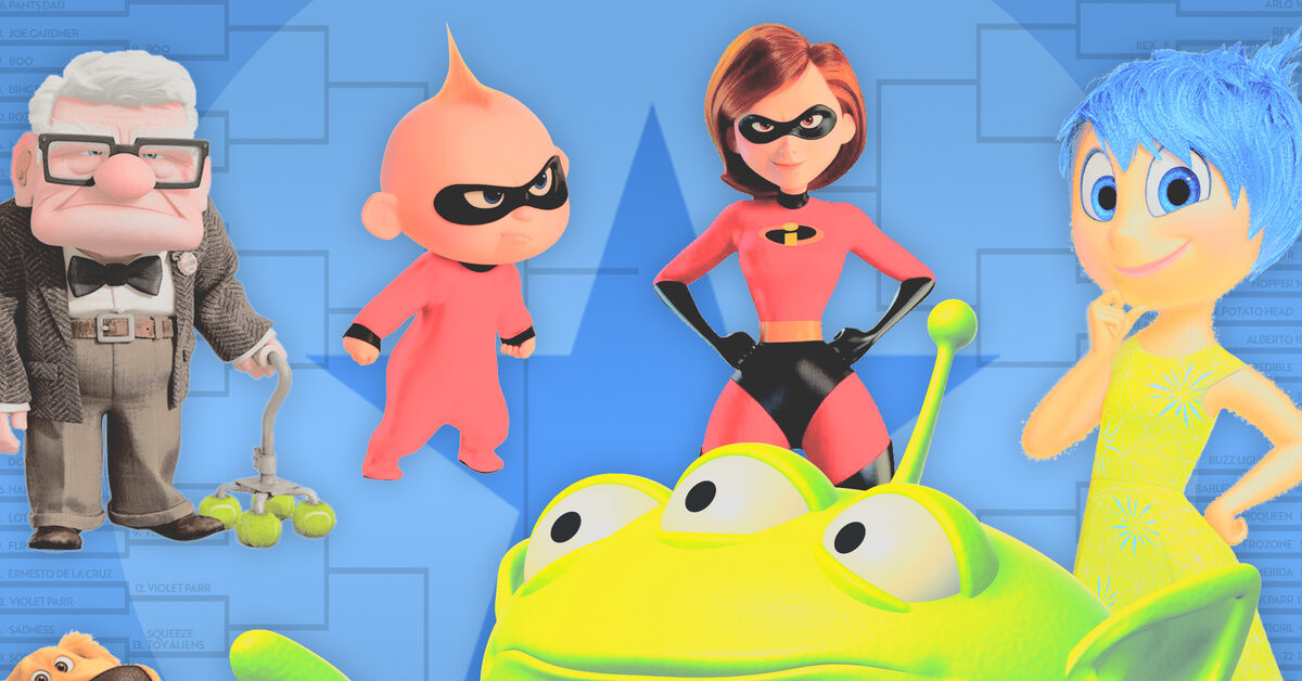 The Best Pixar Character Bracket: Round 2 - The Ringer
