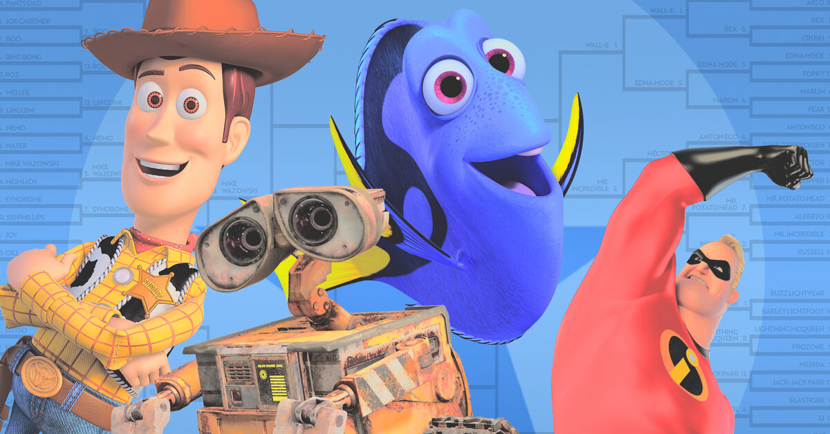 The Best Pixar Character Bracket: The Elite Eight - The Ringer