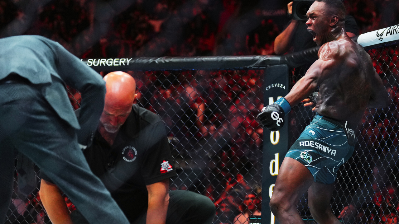 Israel Adesanya Knocks Out Alex Pereira Cold at UFC 287 - The Ringer