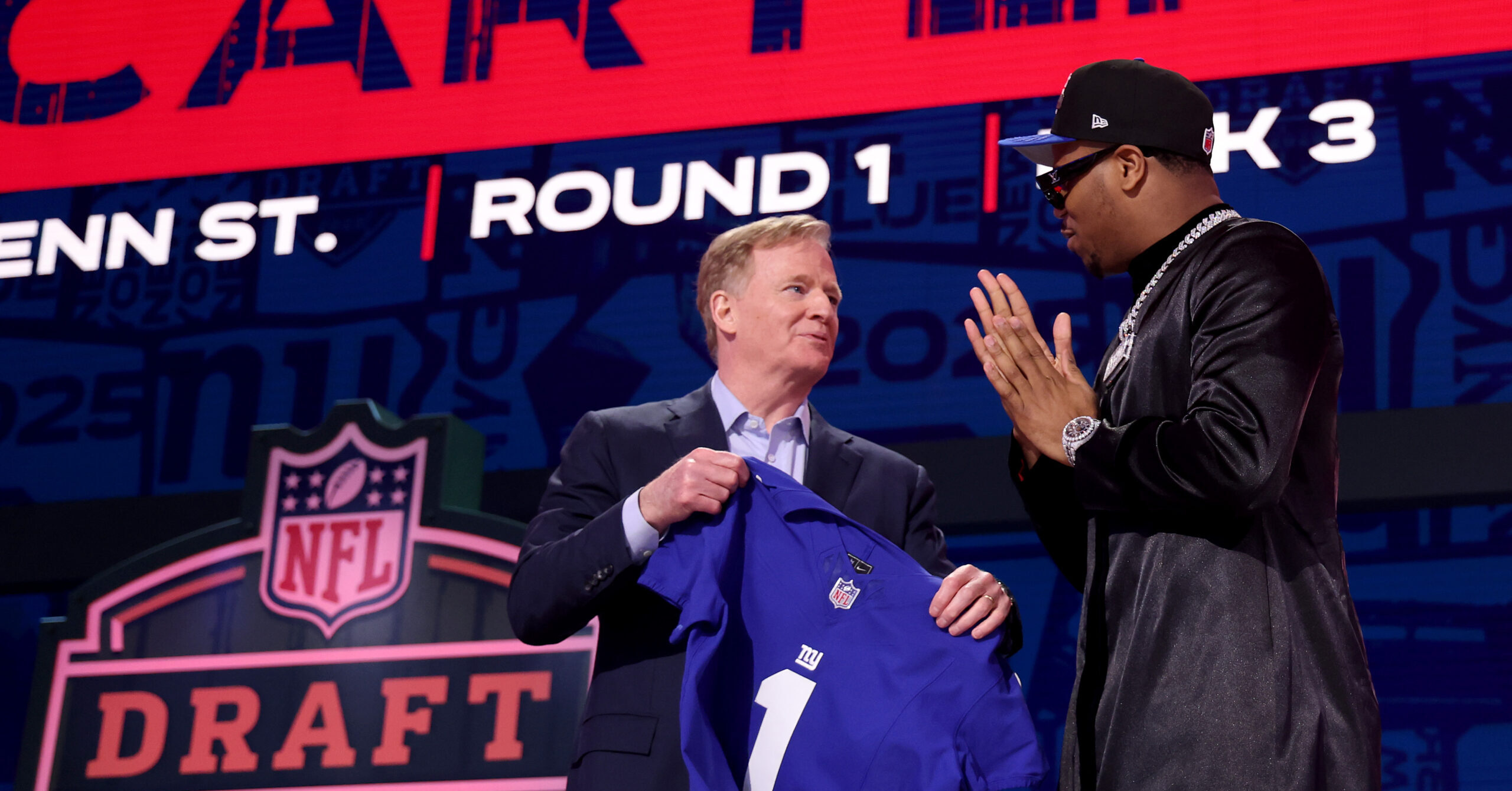 Giants Draft Carter and Dart, Jets Add Membou, and Knicks Respond With ...