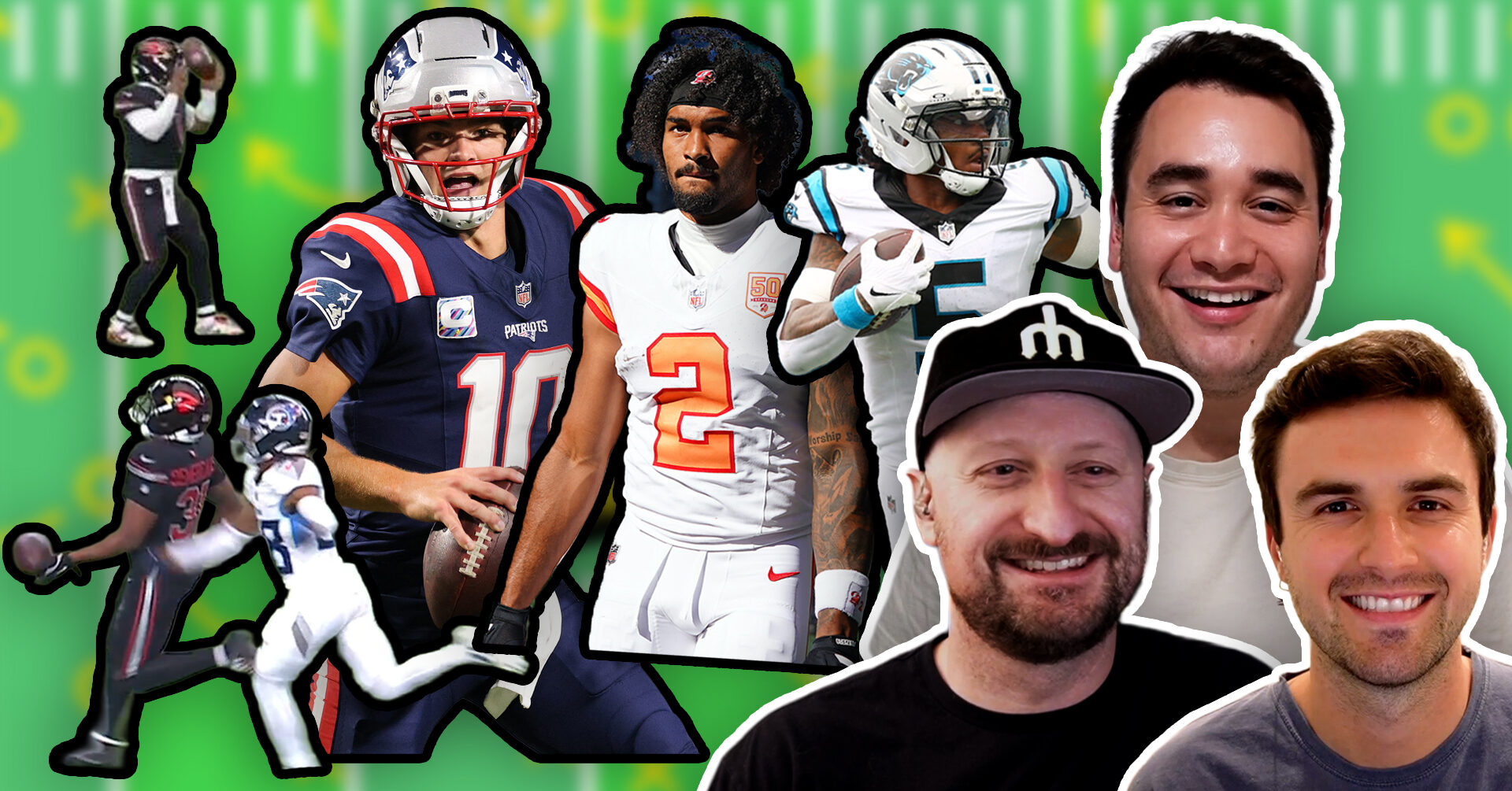 Week 5 Recap: Drake and Josh, Baker Beats Darnold, Dumb Fumbles, Sad Herbert, and Eric Collins ...